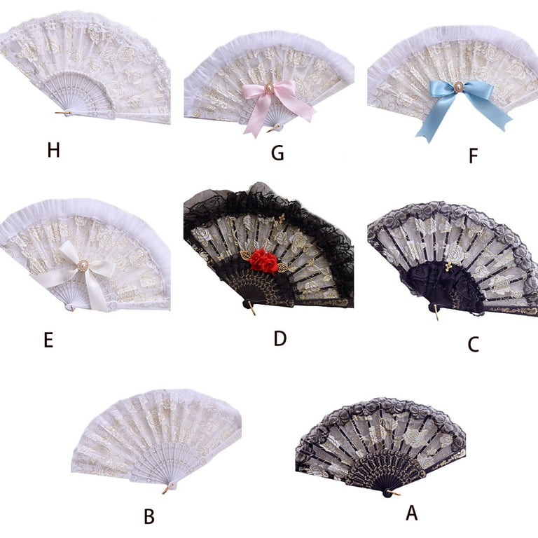 Victorian Lace Hand Fans