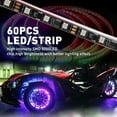 LED Wheel Ring Rim Lights RGB Color Chasing Turn Signal IP68 Bluetooth ...