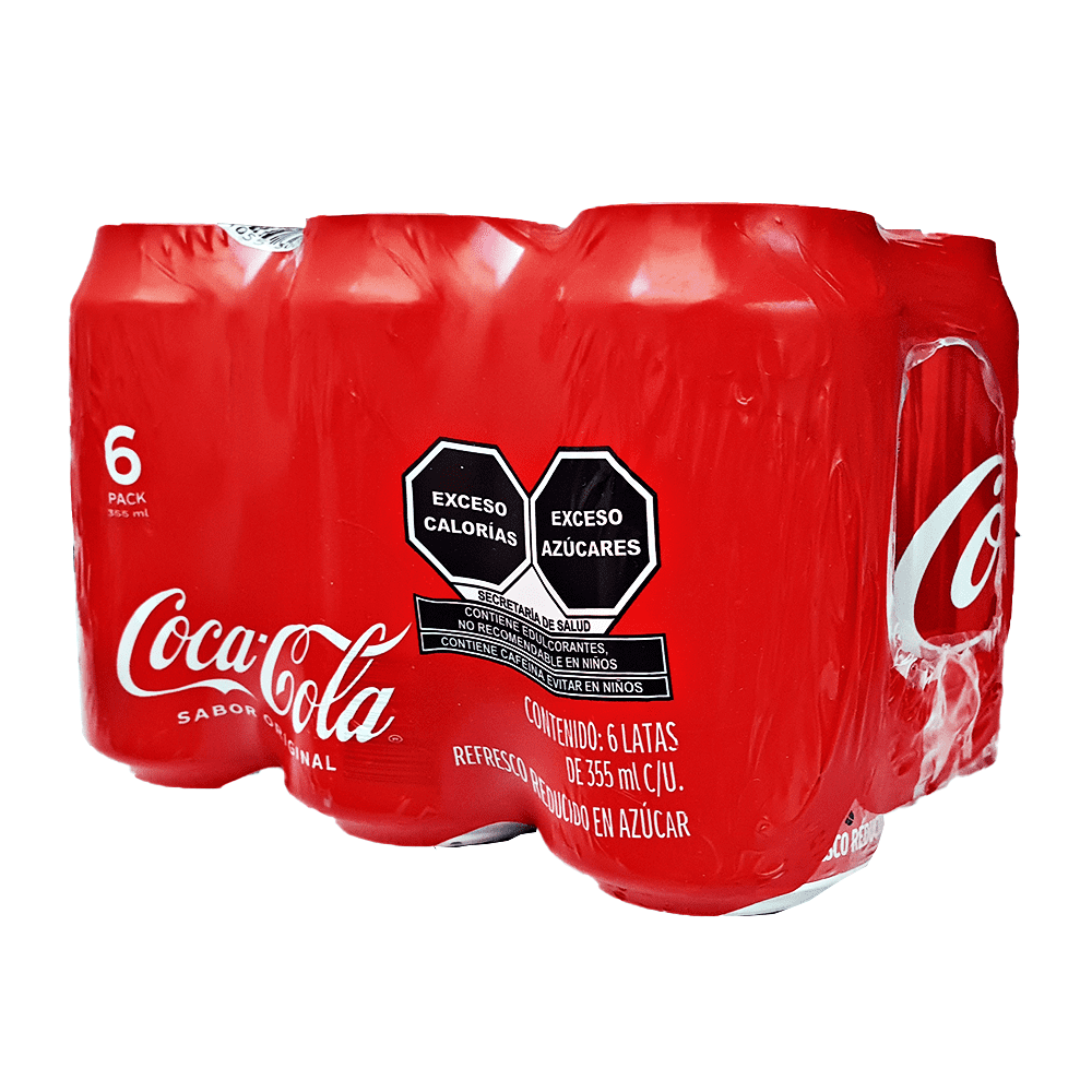 Refresco Coca-cola Original Paquete 6 Pack 355ml Coca Cola Cola ...