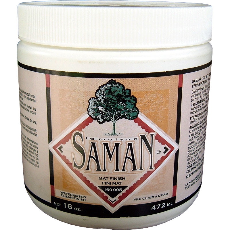 Saman Clear Finish Mat 16oz jar - Walmart.com