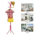 68.9x17.7in Steel Coat Rack, Freestanding, Assembled, Living Room ...