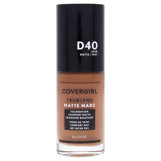 CoverGirl TruBlend Matte Made Liquid Foundation - D40 Deep Bronze 1 oz ...