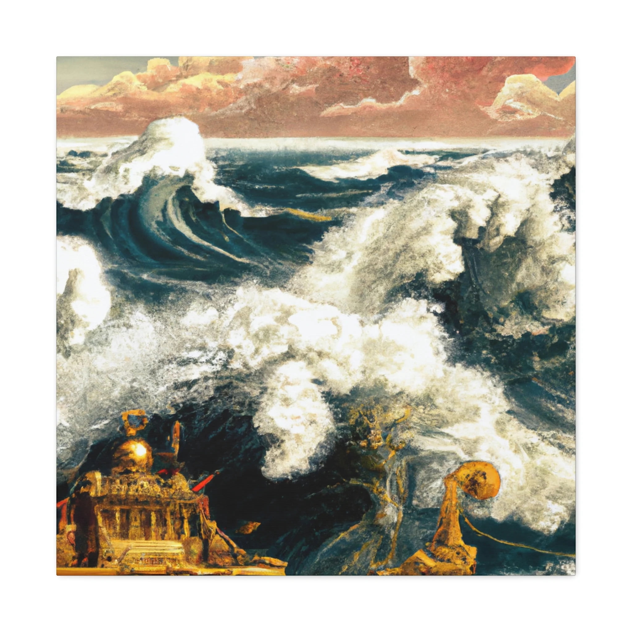 Oceans Embrace Horizon - Canvas - Walmart.com