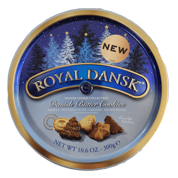 Royal Dansk Butter Cookies Winter Cookie Collection Cookie Tin ...