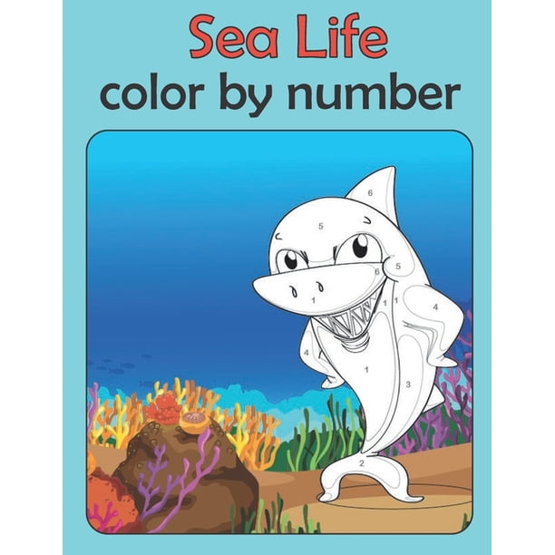 Sea Life Color By Number Coloring Pages