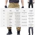 Ceisia Mens Multi Pocket Cargo Pants Drawstring Waist Elastic Cuff ...