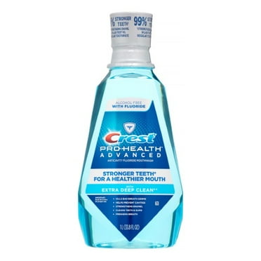 4 Pack - Crest Pro-Health Oral Rinse Refreshing Clean Mint 250 mL Each ...