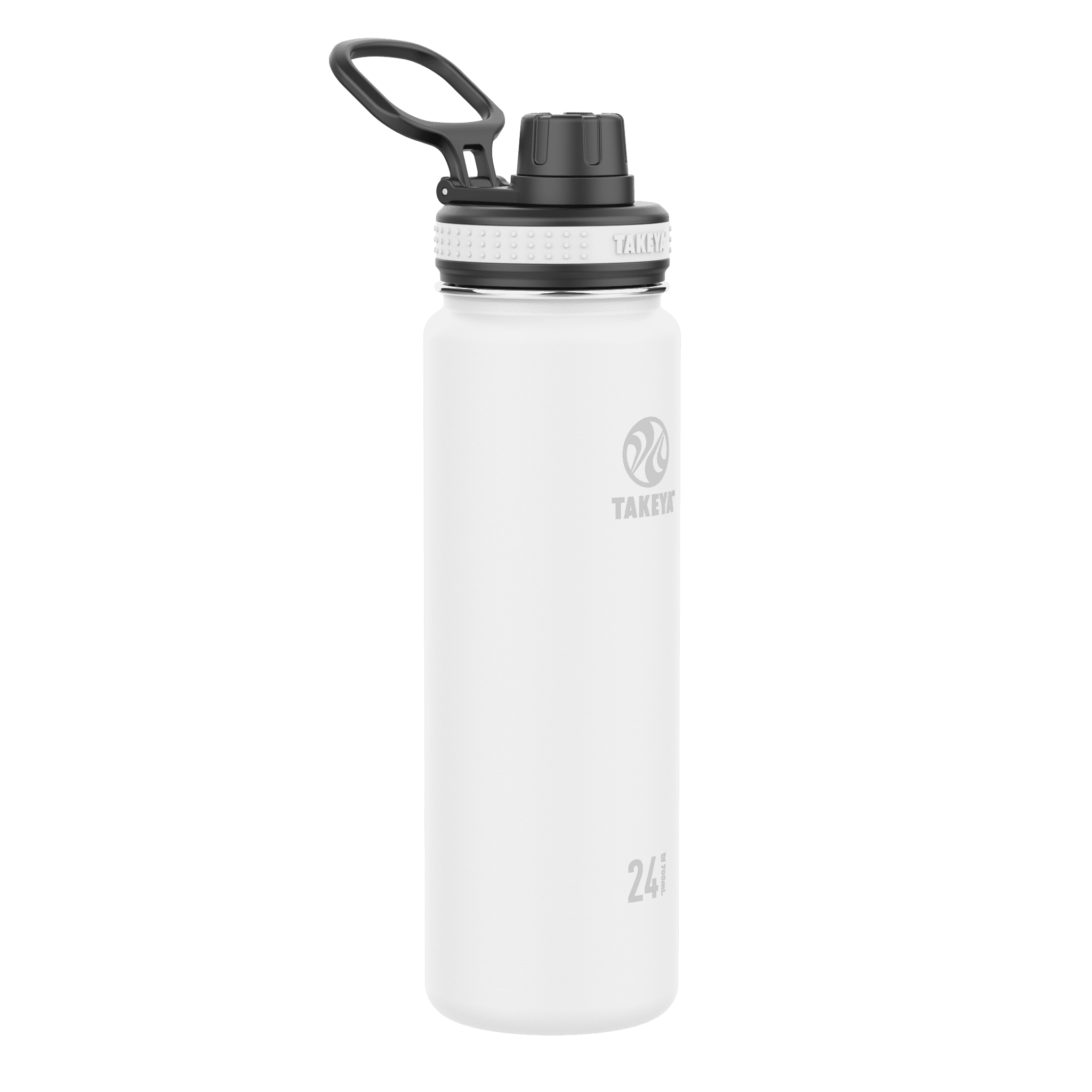 Takeya Originals 24 oz White and Black Double Wall Vacuum Insulated ...