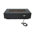 AMS Fireplace - Madison 60" Rectangular Propane Fire Pit Table - Dark ...