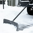 Suncast 27" Steel Snow Pusher Shovel with Wear Strip and No-Stick ...