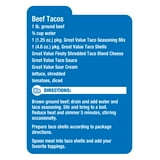 Great Value Taco Shells 4.6 oz 12 Count crunchy taco shells for tacos ...