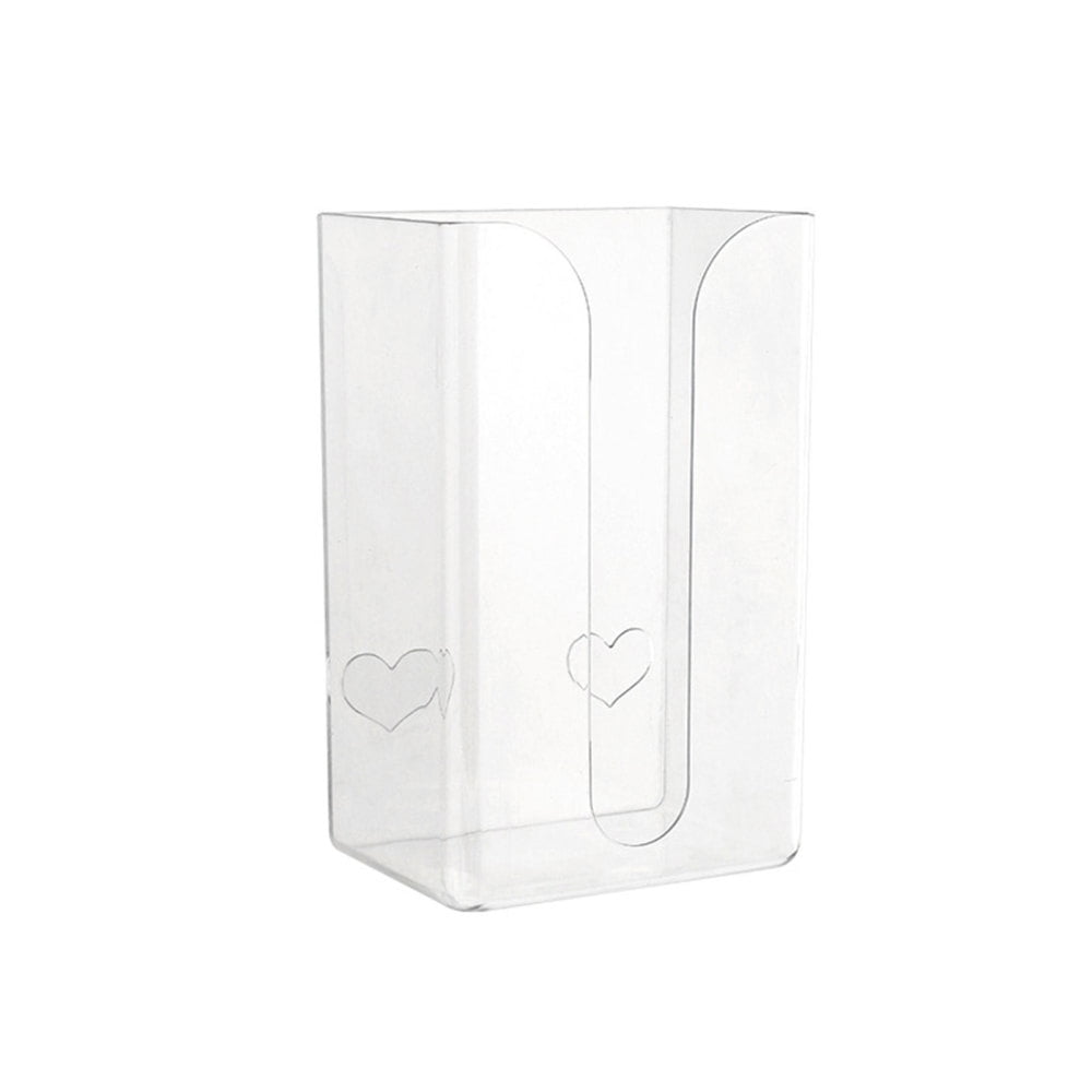 Plastic Bathroom Roll Tissue Box Clear Durable Tissue Boxes for ...