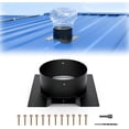 8-Inch Roof Vent Adapter,Shipping Container Corrugated Roof Vent ...
