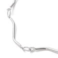 304 Stainless Steel Twist Bar Link Chain Necklace Stainless Steel Color ...