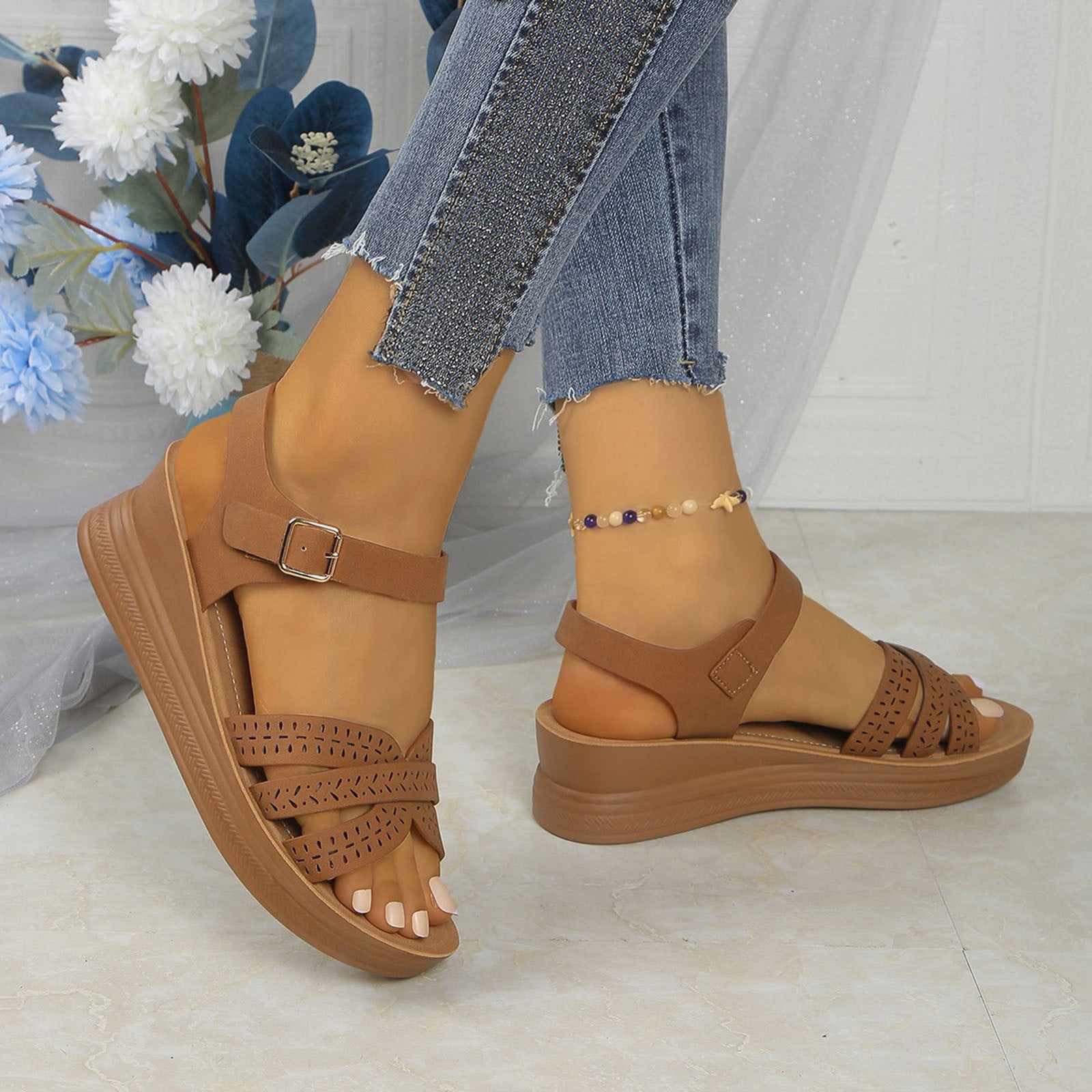 Click here for Mlkoz Beach Sandals  Womens Fashion Casual Spring... prices