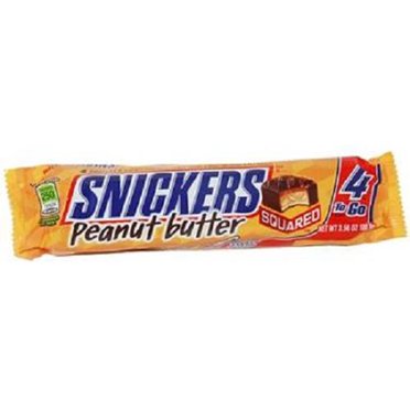 SNICKERS Peanut Butter Squared 4 To Go Chocolate Candy Bars, 3.56 Oz ...