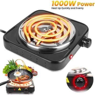 Electric Single Burner, iMounTEK 1000W Portable Coil Single Burner ...