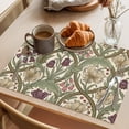 Colorful Flower Cotton Linen Placemats Set of 2, William Morris ...
