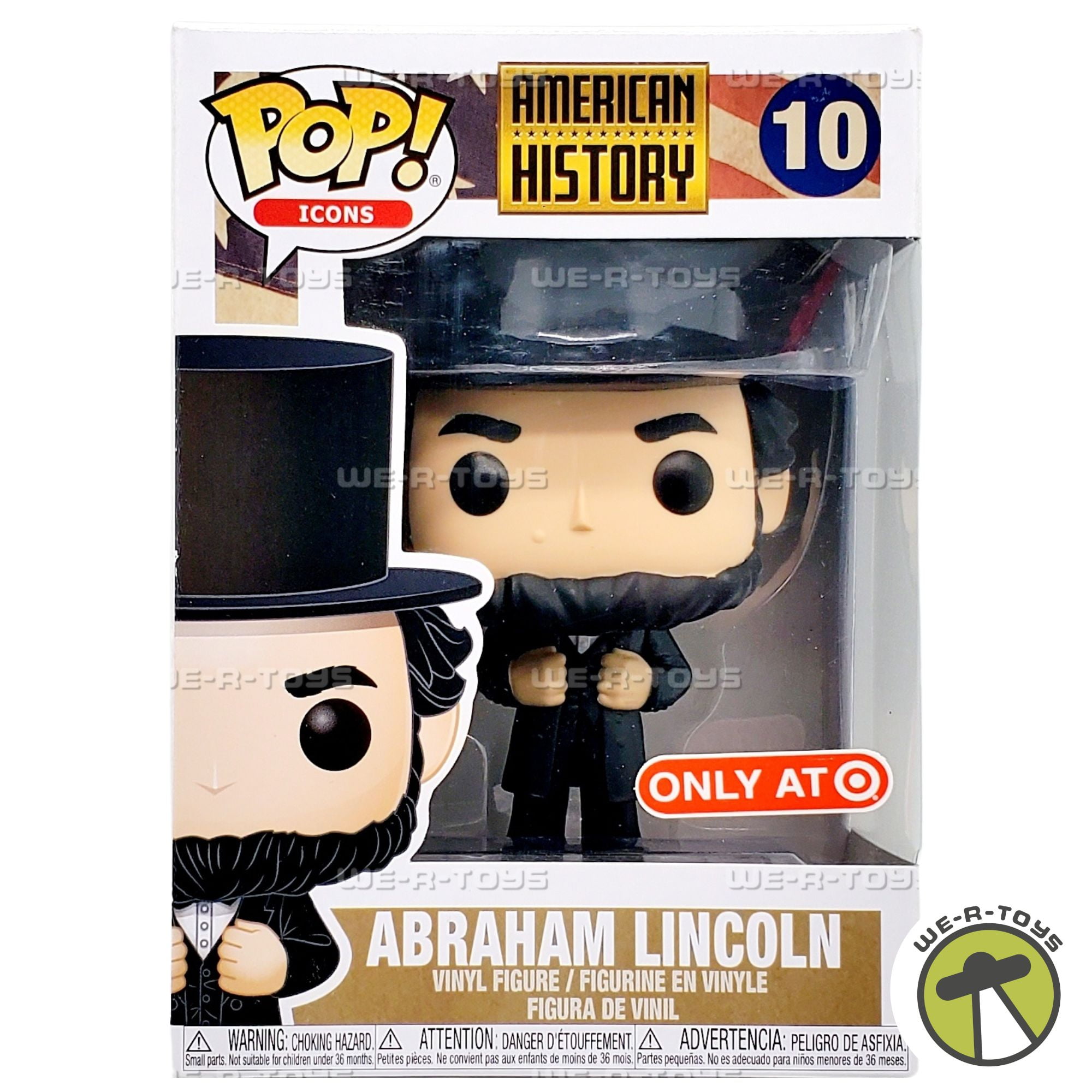 Pre-Owned Funko POP! Icons American History Abraham Lincoln #10 ...