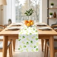 ARTSLION Waterproof Table Runner 13x108 Inch Polyester Wipe Clean Patio ...