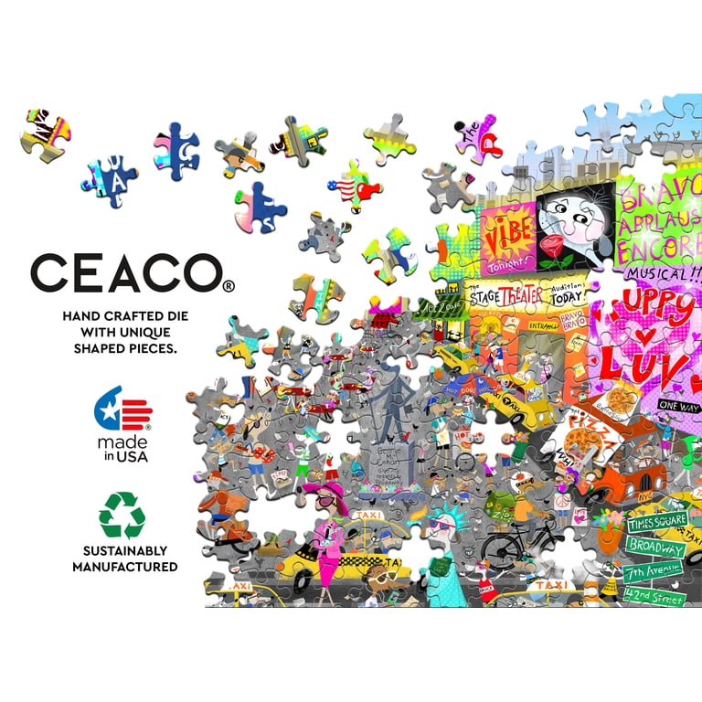 Ceaco Doubles Puzzle Ceaco London Dogs 1000-Piece Jigsaw Puzzle ...