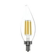 GE Ultra Bright LED Light Bulbs, 100 Watt Replacement, Daylight, CA12 ...