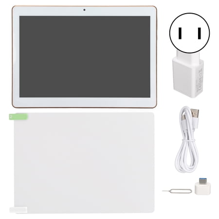 HD Tablet, MT6753 Octa Core CPU 5000mAh Large Capacity Battery White ...