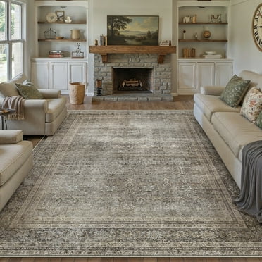 BERTHMEER 5'x7' Area Rugs for Living Room Kitchen Bedroom Rugs Non Slip ...