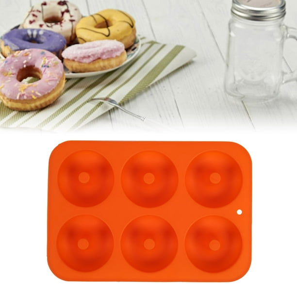 Silicone Donut Mold,6-Cavity Silicone Donut Baking Baking Mold Donut ...