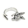 Adjustable Alloy Bunny Cuff Finger Rings Rabbit Shape Size 7 Silver ...