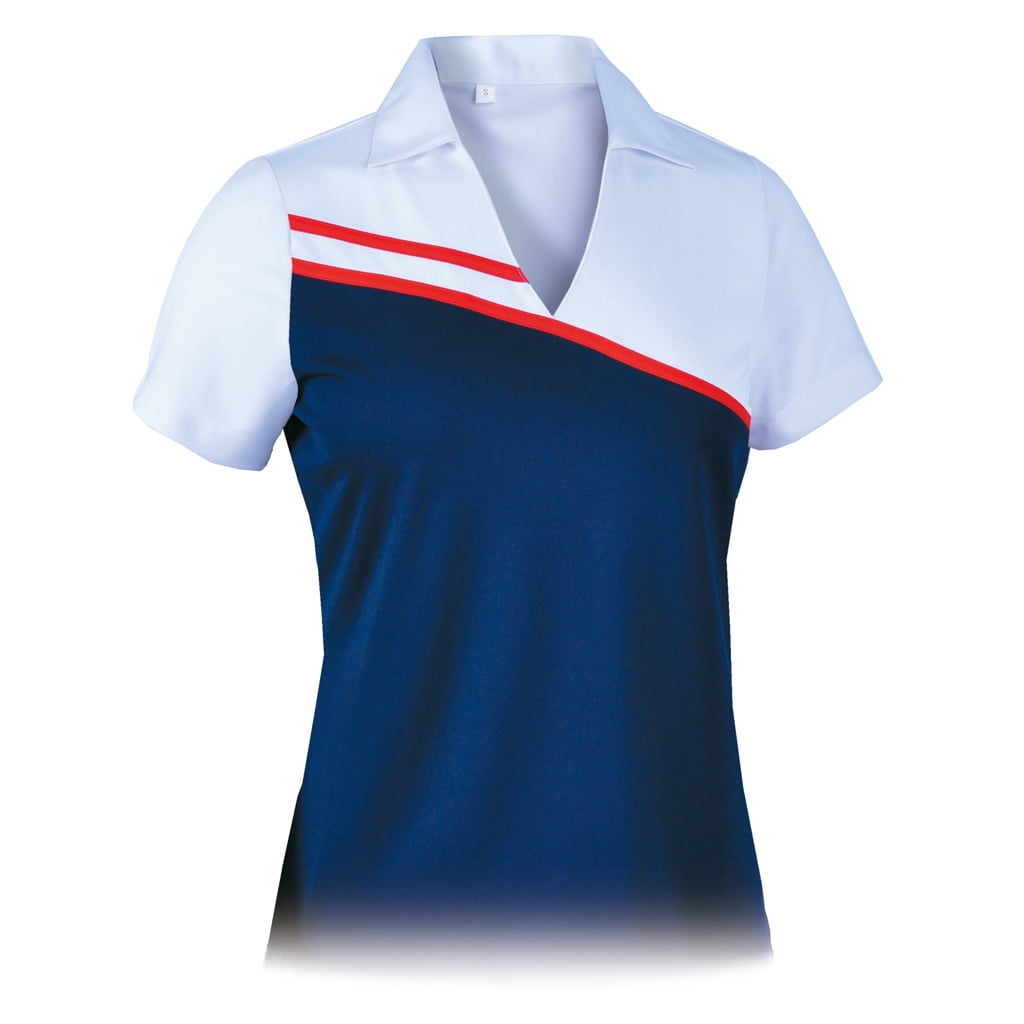 Monterey Club Women's Salute Colorblock Golf Polo Shirt #2303 - Walmart.com