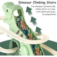 Dinosaur Chasing Race Track, Dinosaur Climbing Slide Stair Toy ...