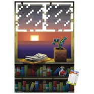 Minecraft - Window Wall Poster, 22.375" x 34", Framed - Walmart.com