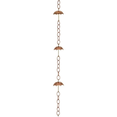 Good Directions Pineapple Rain Chain, Pure Copper - 8.5 ft. - Walmart.com