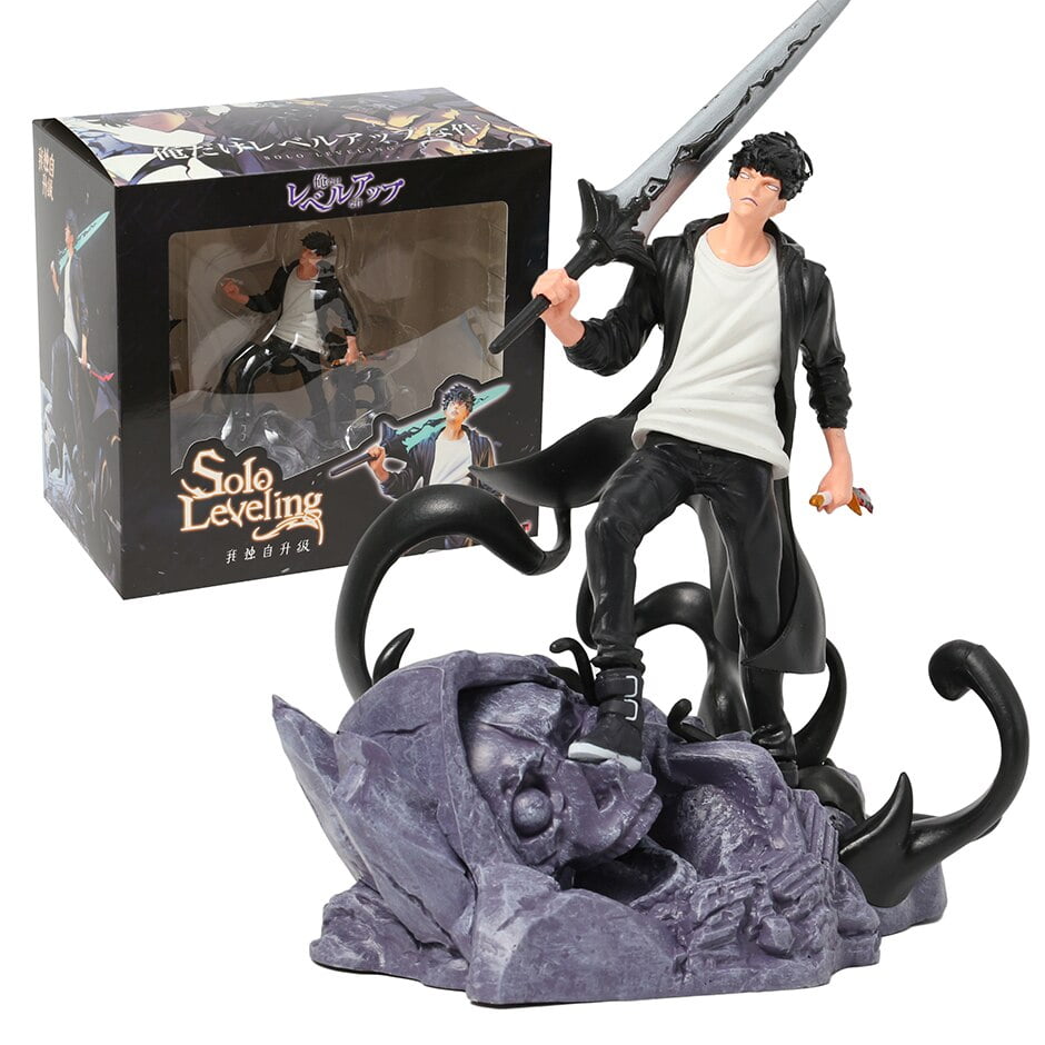 Solo Leveling Sung Jin Woo Model Figure Toy PVC Home Desktop Decoration ...