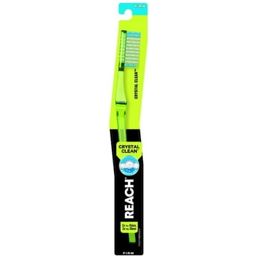 Reach Crystal Clean Firm Adult Toothbrush, 1 ea (Colors May Vary ...