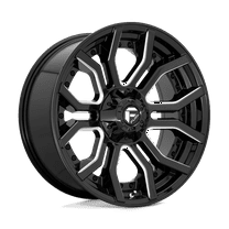Fuel D755 Reaction 22X10 6X135/6X139.7 -18Et 106.1Cb Gloss Black Milled ...