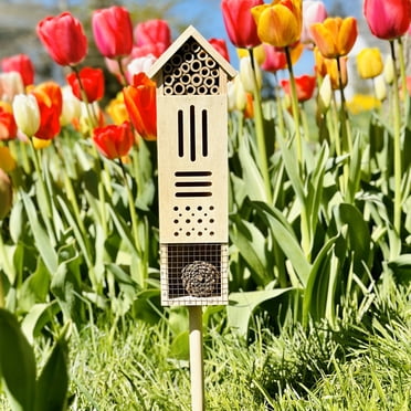 Better Garden Wood Farmhouse Bee Barn, White - Walmart.com