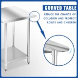 Metal Kitchen Work Table Antirust And Scratch Resistent Antirust ...