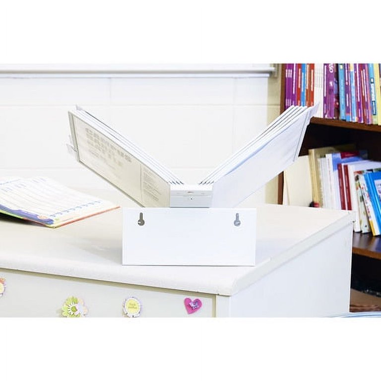 Desk Flip Organizer Durable Wall Reference System With 10 Display ...