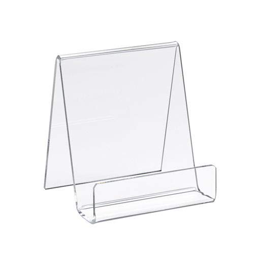Clear Acrylic Countertop Easel: Display Stand for 1 Books, DVD & Video ...