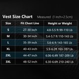Adult Men's Padded Compression Shirt Rib Chest Protector Vest Football ...