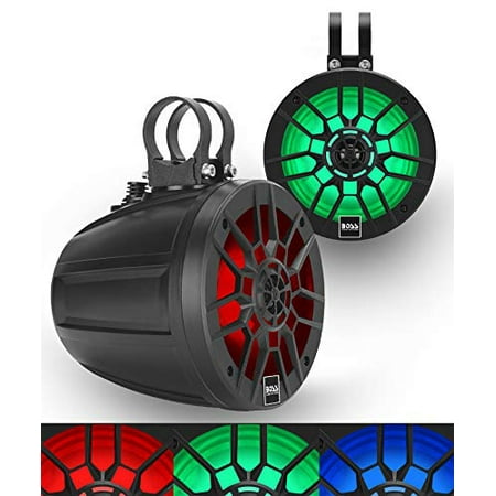 BOSS Audio Systems B6RGB ATV UTV Marine Roll Cage Waketower Speaker ...