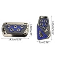 and Brake Pedal Pad Cover Accelerator Pedal Covers Automatic Car ...