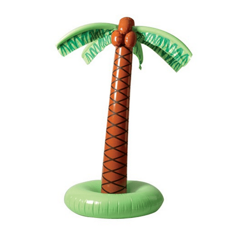 Huge Inflatable Palm Tree With Coconuts 72" Pool Hawaiian Luau 6 Ft ...