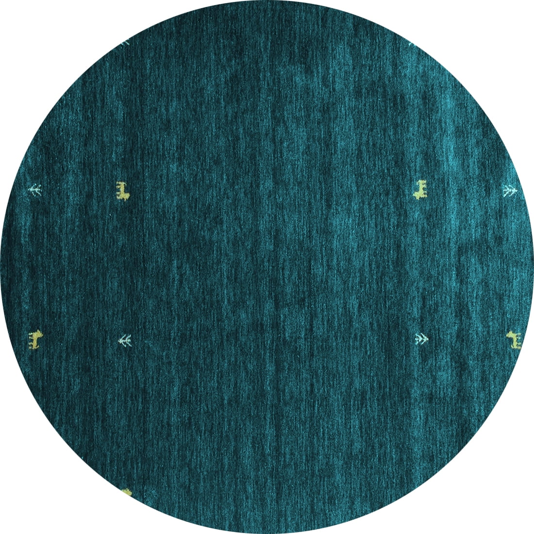 Ahgly Company Indoor Round Abstract Light Blue Contemporary Area Rugs ...