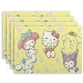 Hello Kitty Table Mat, Tabletop Decor Reusable Washable Party ...