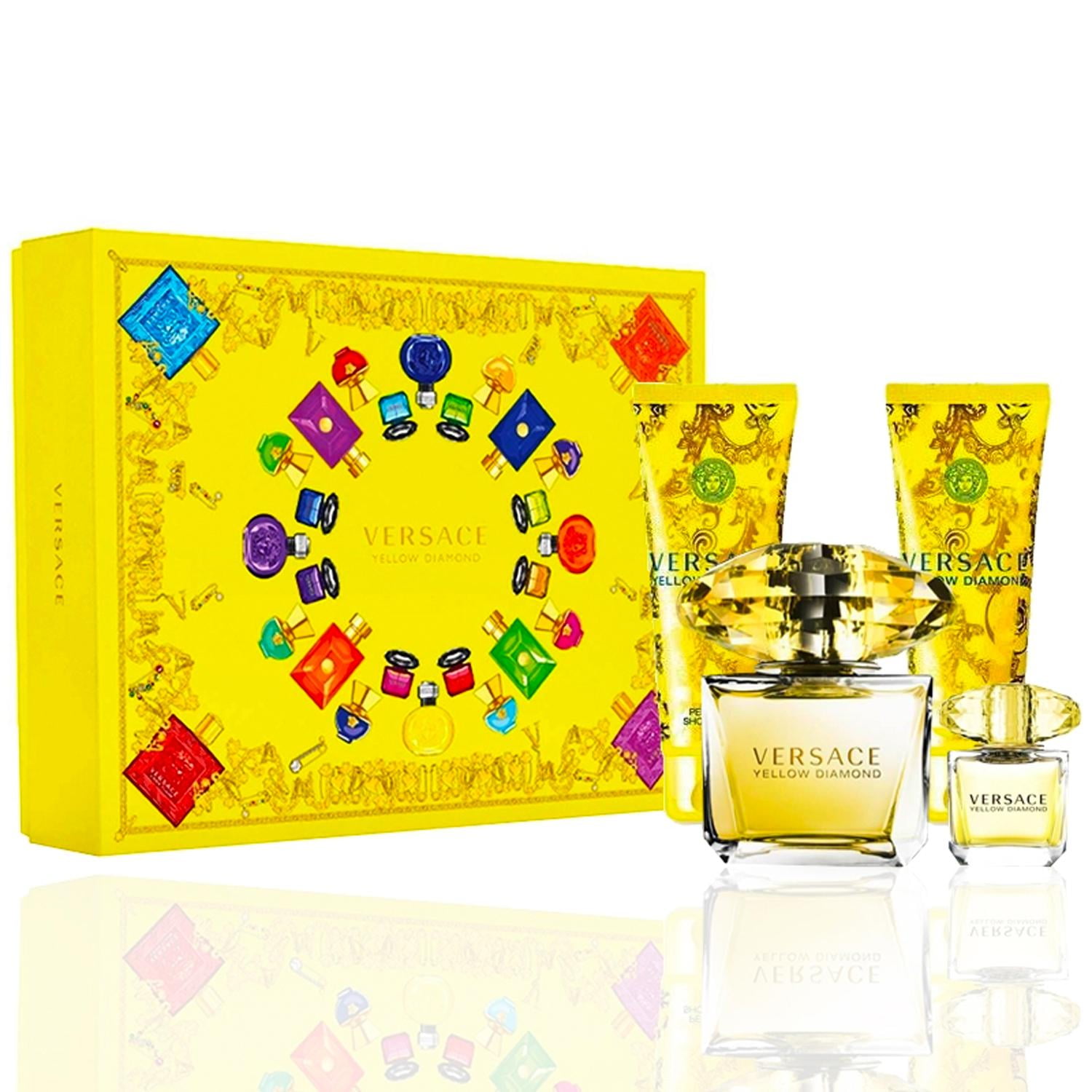 Set Yellow Diamond de Versace 4 piezas EDT multicolor | Bodega Aurrera ...
