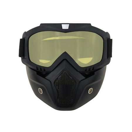 Paintball mask anti-fog, air gun full cover and goggles are removable ...