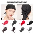 Chef Pirate Hat Waiter Hat, Cloth Material, Multiple Colors (Black Red ...